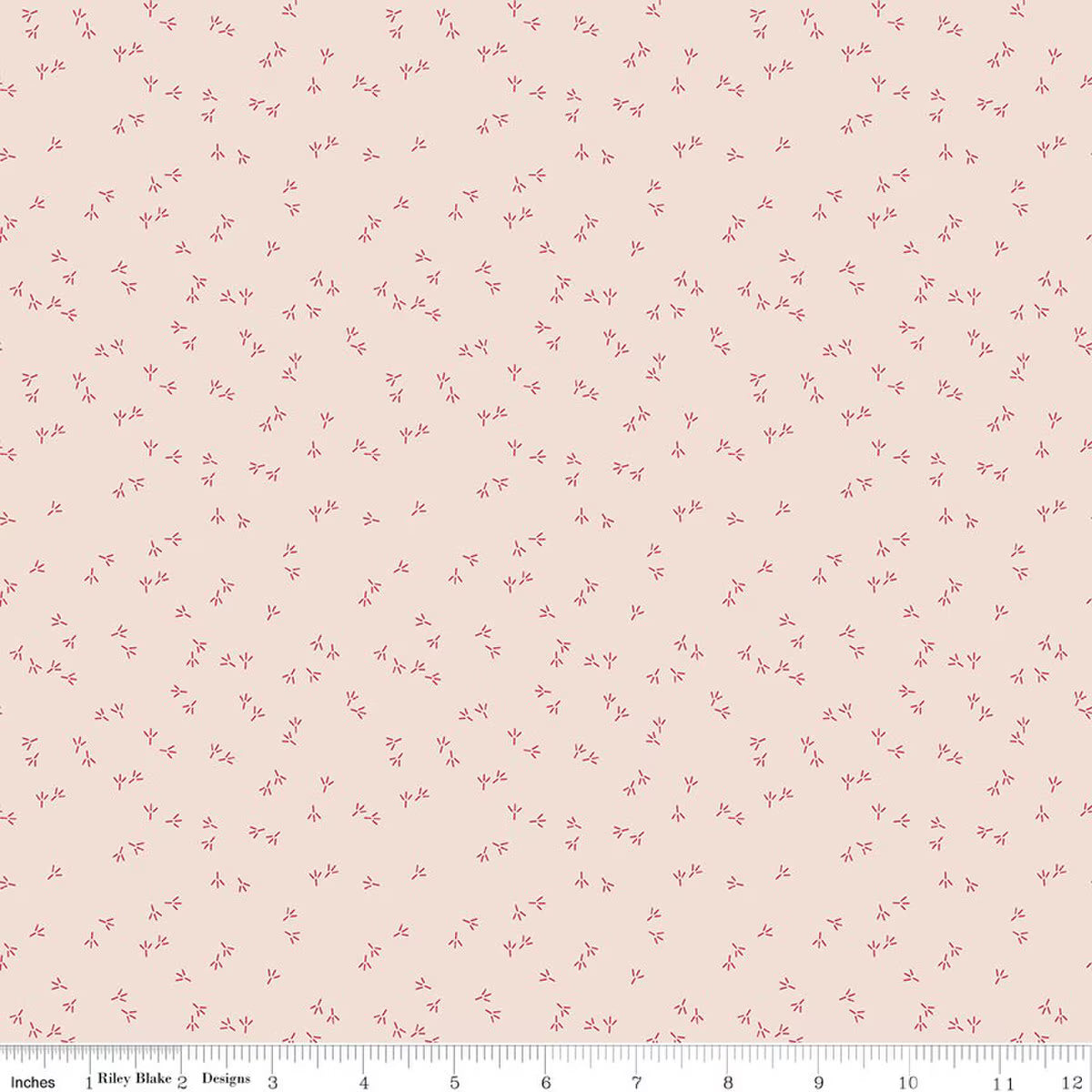 Farmers Daughter Chicken Tracks Background Tea Rose – The Quiltery