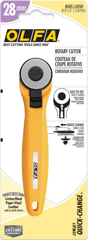 Olfa Quick Change Rotary Cutter (28mm) – The Quiltery
