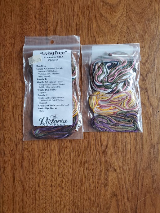 The Victoria Sampler - Living Free Embellishment pack – The Quiltery