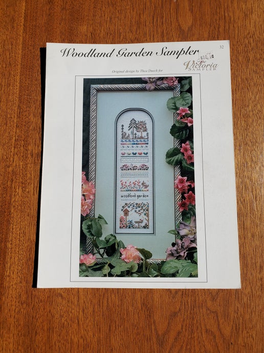 The Victoria Sampler - Woodland Garden Sampler (with embellishment pac ...